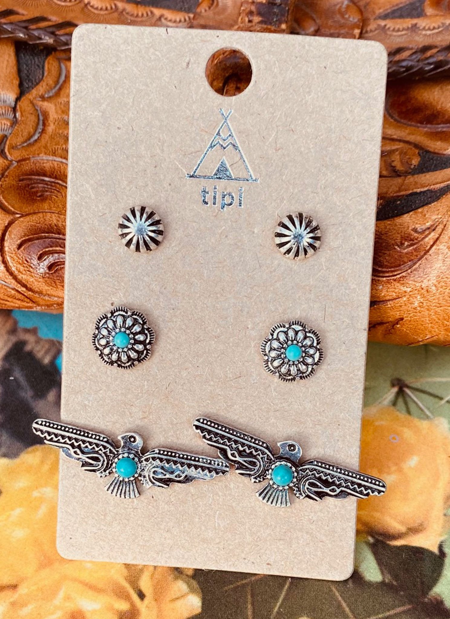 Falcon Earring Set – Elusive Cowgirl Boutique